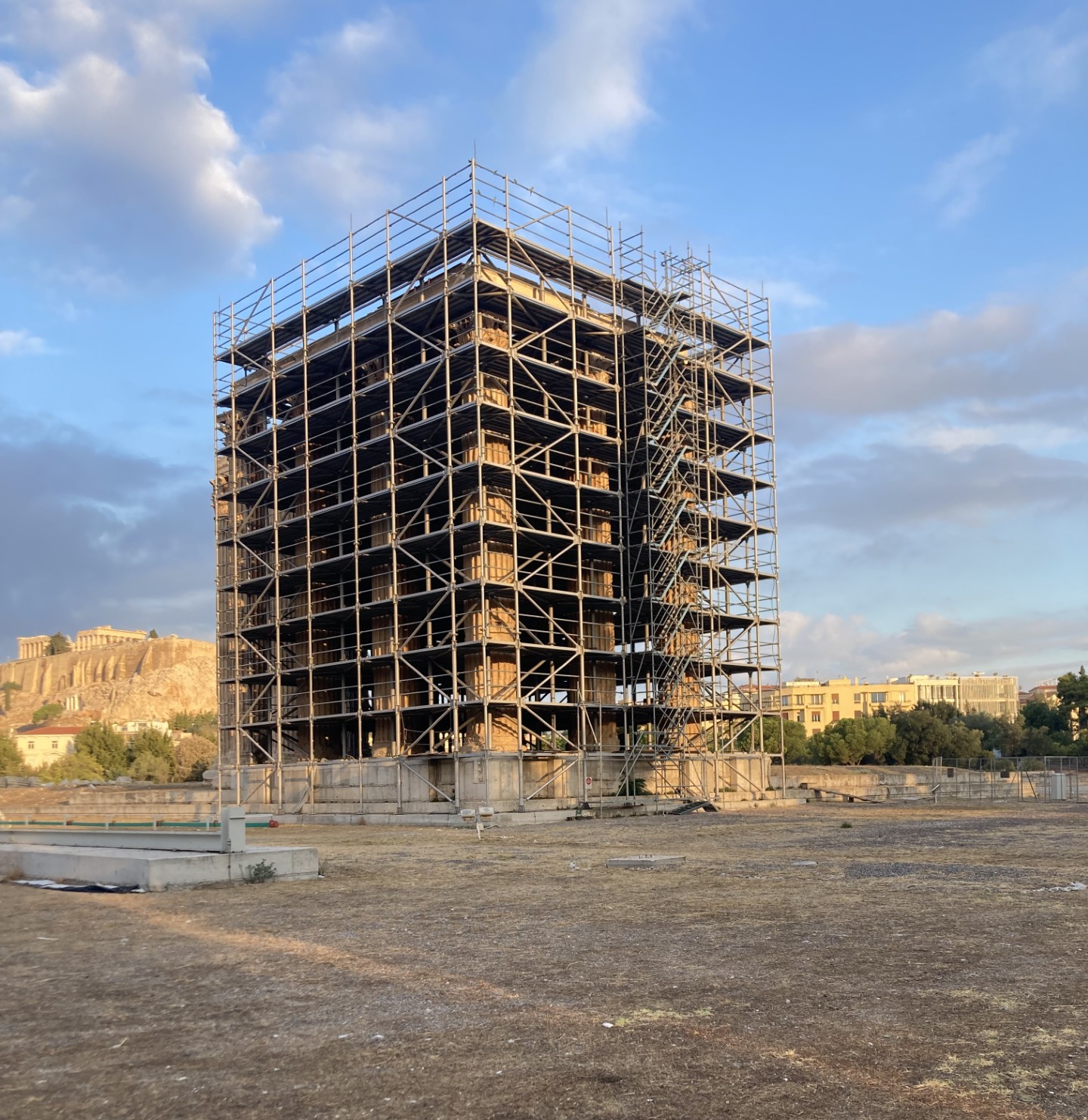 Στερεωτικές εργασίες στο Ολυμπιείο – Consolidation works at the Temple ...
